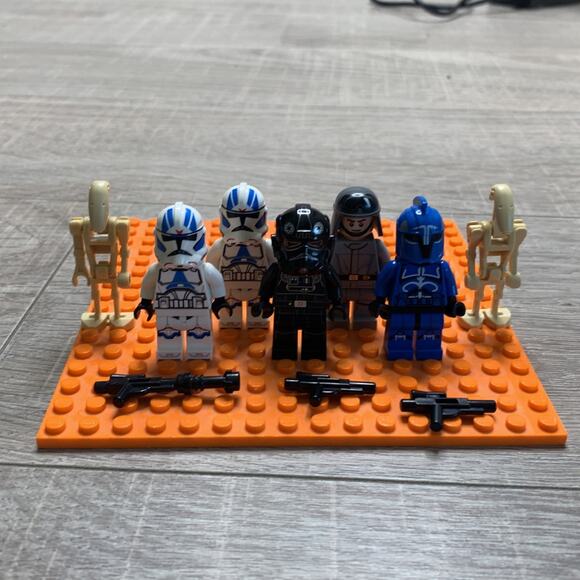 Lego | Toys | Lego Star Wars Minifigure Lot Tie Fighter Pilot Clone ...